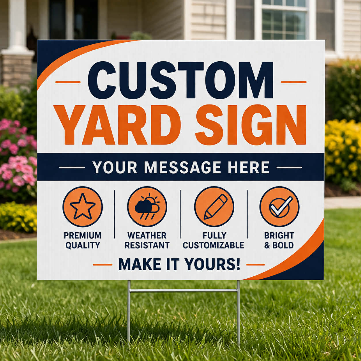 Custom Yard Sign – Major Crafts & Designs