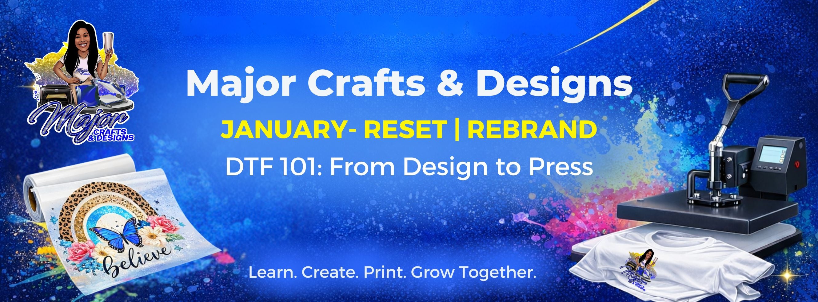 From Design To Press To Profit Course – Major Crafts & Designs