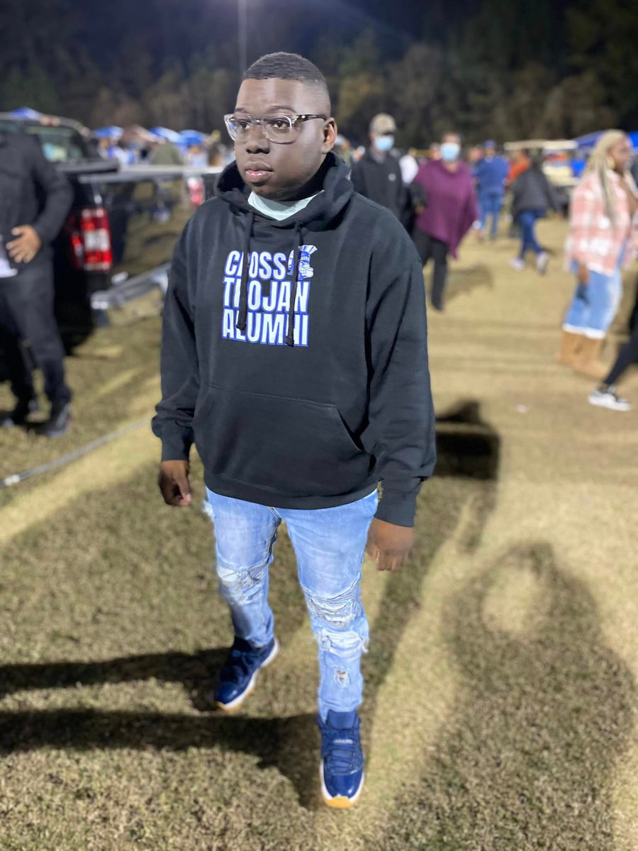 Cross Trojan Alumni Hoodie – Major Crafts & Designs